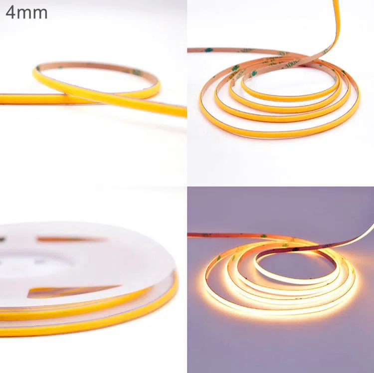 China 2mm 3mm 4mm Ultra Thin COB LED Strip Manufacturers, Factory ...